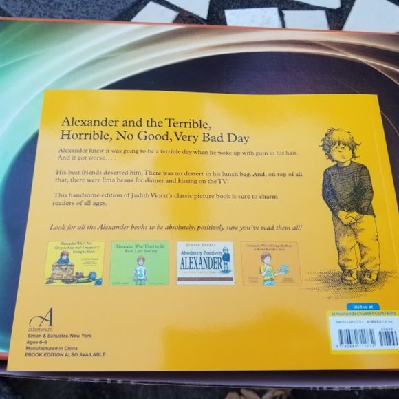 Other | Alexander And The Terrible Horroble No Good Day | Poshmark
